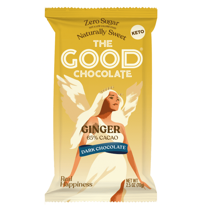 Dark Chocolate Ginger Bar (2.5 oz)